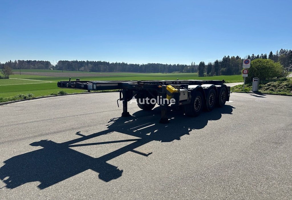 Schwarzmüller 663 SPA 3/E Containertransport / Swiss-Vehicle poluprikolica za prevoz kontejnera