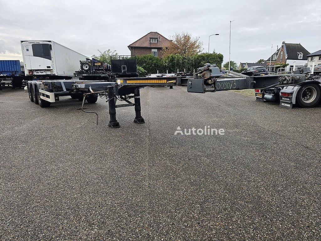 Fliegl SDS420V2 / MULTI ALL CONNECTIONS / SAF DISC /DUTCH TRAILER. poluprikolica za prevoz kontejnera