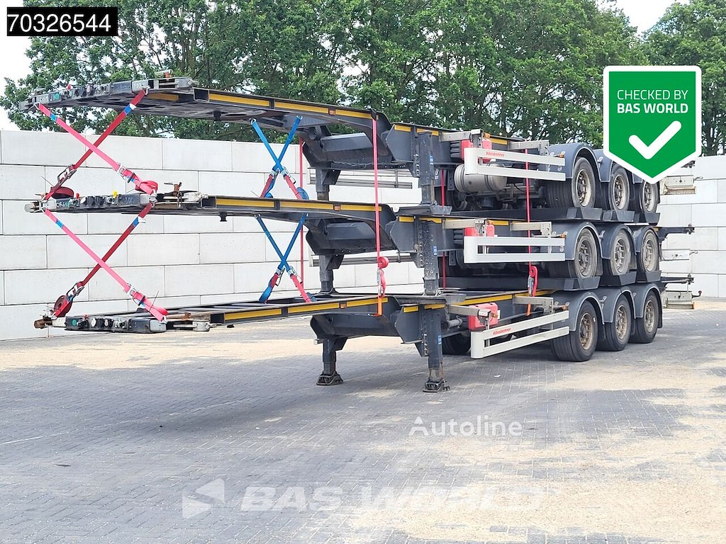 Kässbohrer CS 40ft 45ft Lift Axle poluprikolica za prevoz kontejnera