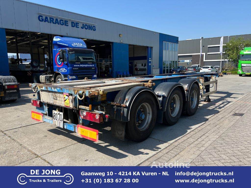LAG / ADR / Tank Chassis / BPW + Drum poluprikolica za prevoz kontejnera