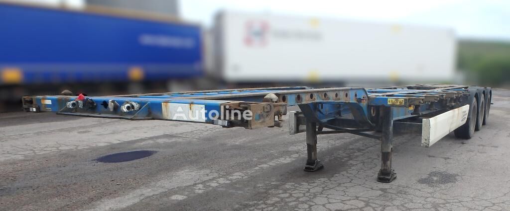 Krone Trailer Chassis Gooseneck extendible 2x 20', 30', 40' and 45' poluprikolica za prevoz kontejnera
(490747)