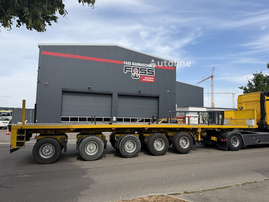 Goldhofer SPZ-DL5-55/80 A - teleskopierbar 7,25 m poluprikolica platforma
