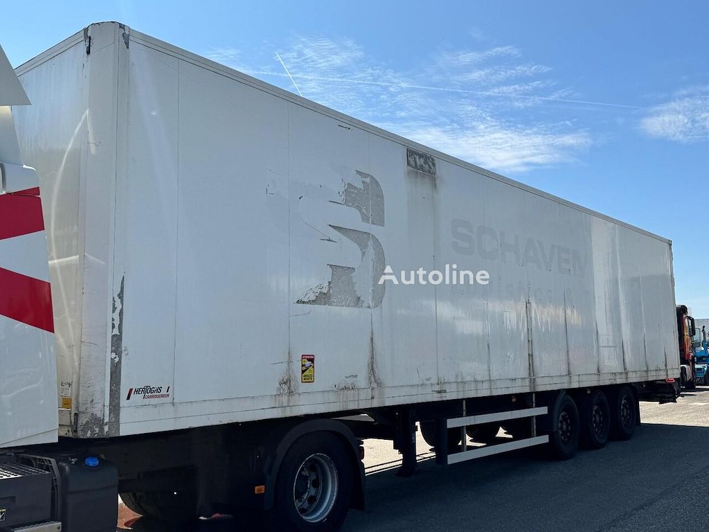 Hertoghs O3 - 3 AXLE - SAF - LIFTING AXLE furgon poluprikolica