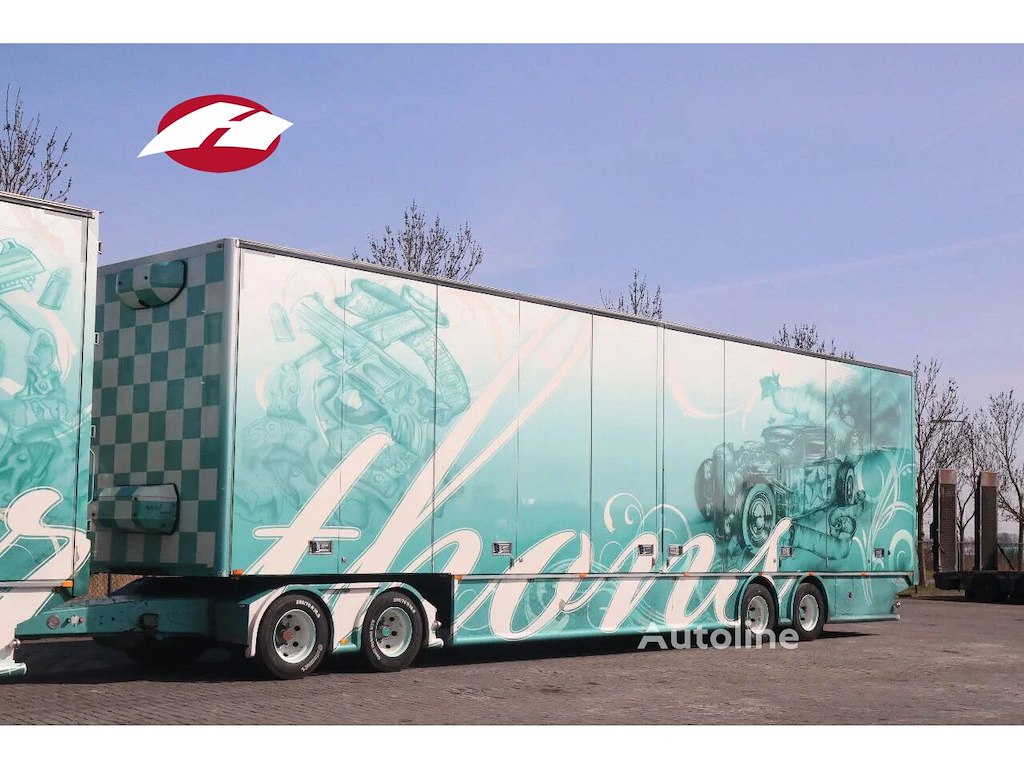 Limetec FULL SIDE OPEN TRAILER | 2 AXLE DOLLY | SPECIAL furgon poluprikolica