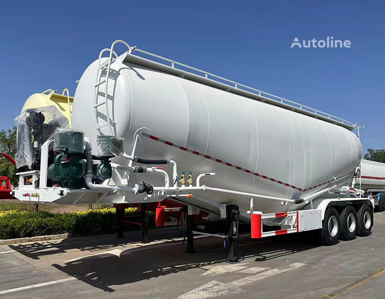 Nova Titan 3 Axle 50 CBM Cement Tanker Trailer for Sale in Libya cisterna za prevoz cementa