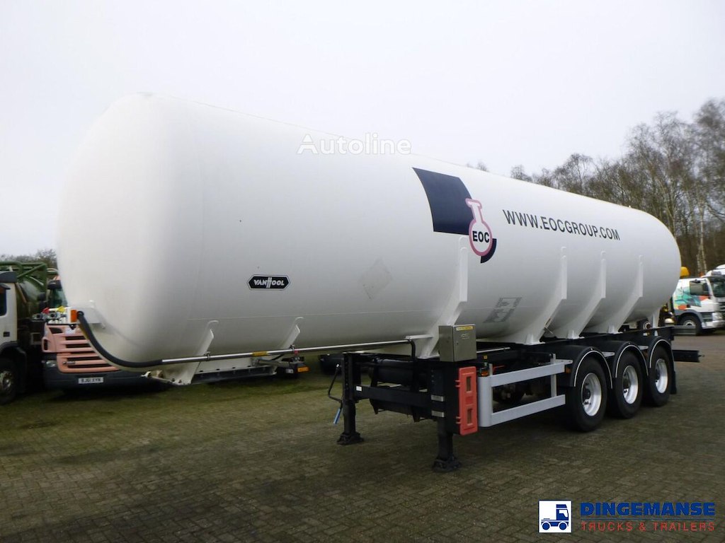 Van Hool Butane gas tank steel 49 m3 poluprikolica cisterna za gas