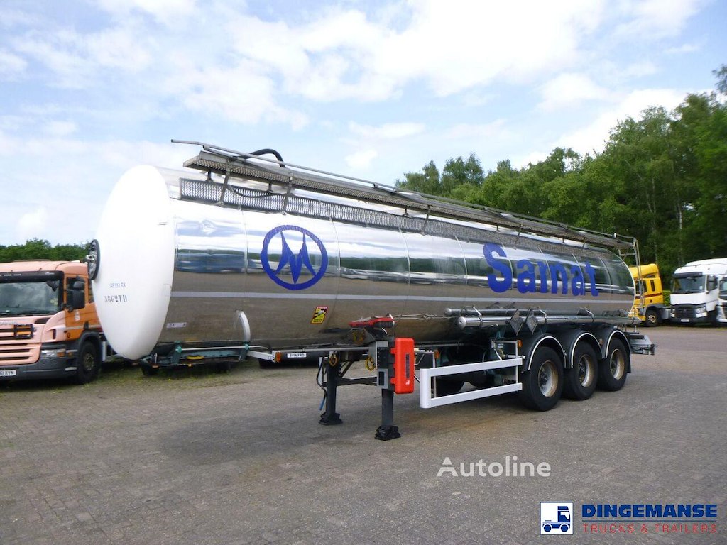 Magyar Chemical tank inox L4BH 30 m3 / 1 comp cisterna za prevoz hemikalija