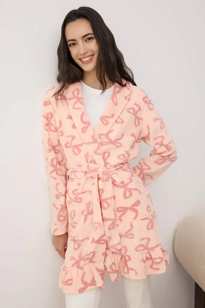 Trendyol Milla Dečji ogrtač Thmaw26Sb00003, Roze