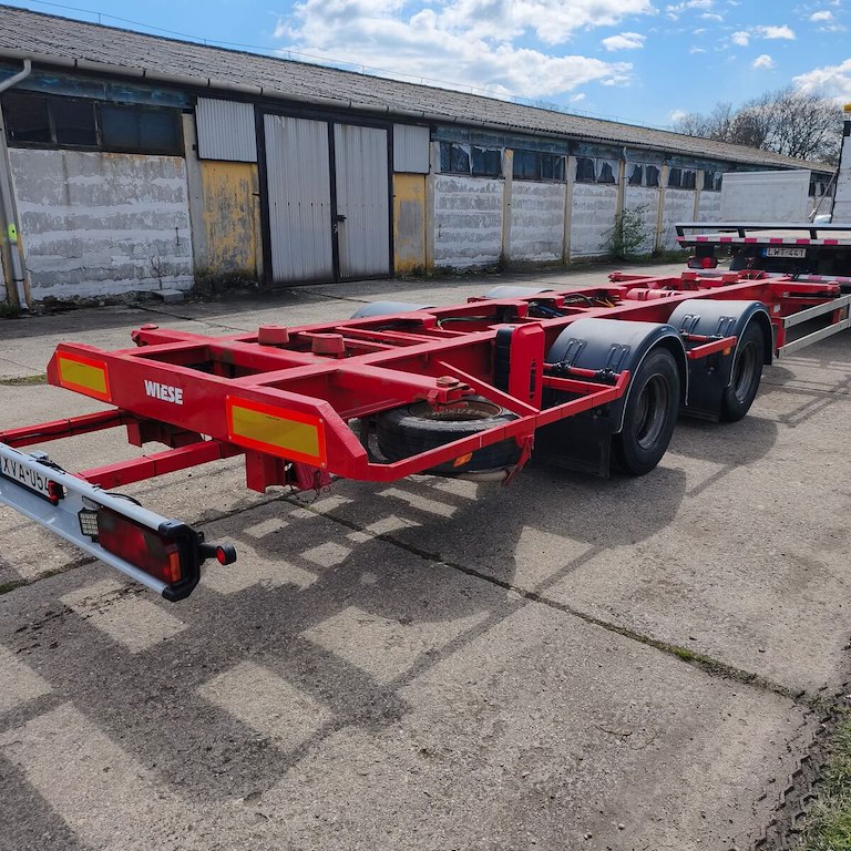 Wiese WD 2-18 - BDF Chassis prikolica za kontejnere