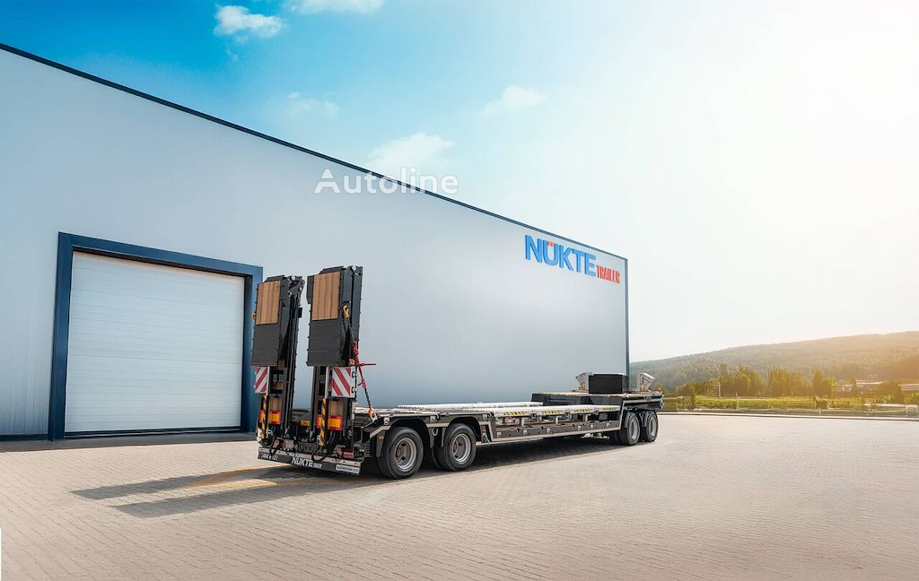 Nova Nükte Trailer 4 Axle Drawbar Lowbed Trailer prikolica sa niskom platformom