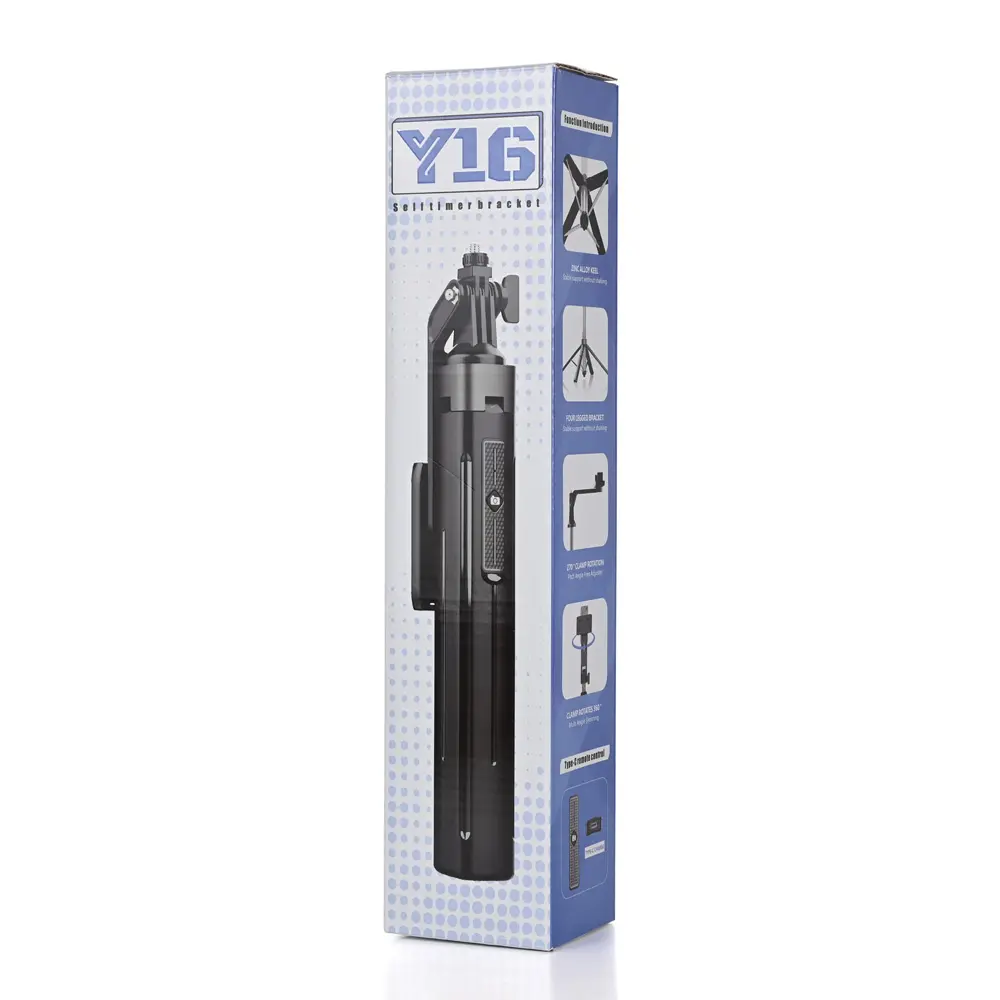 Selfie stick i tripod Y16, Crni