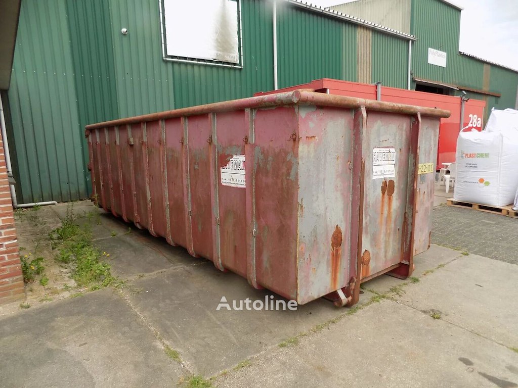Open container met deuren vuil container multilift kontejner