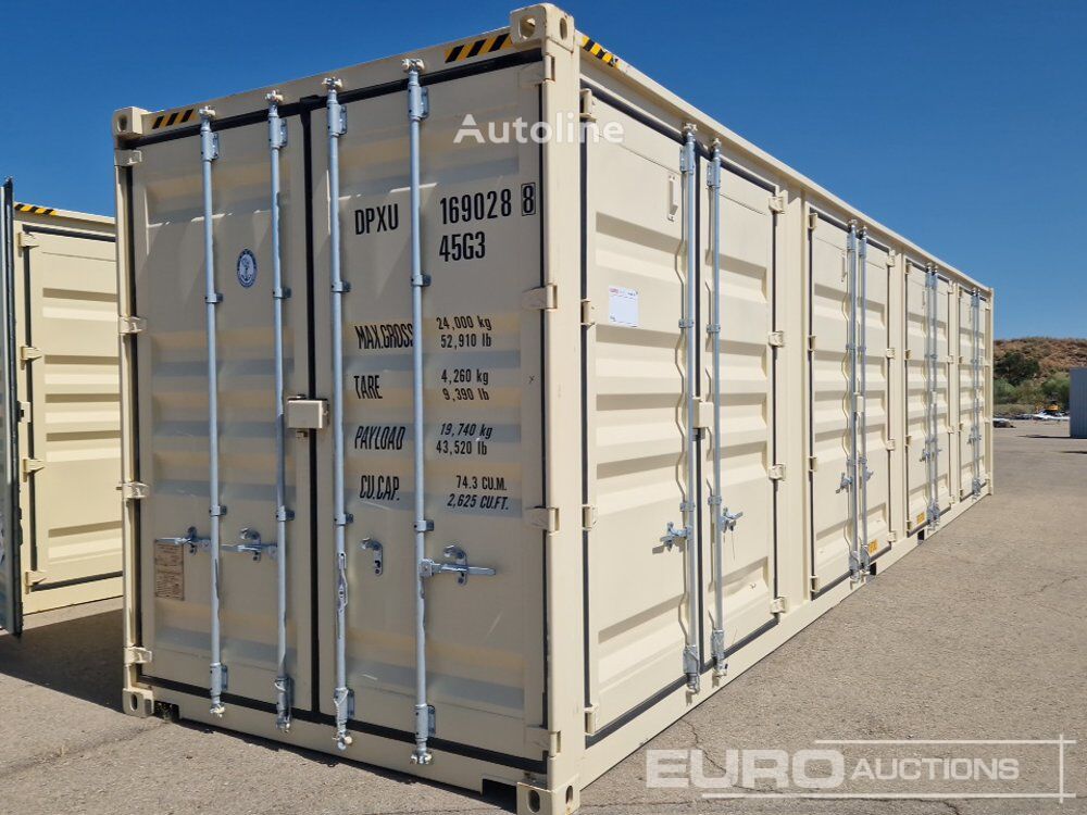 Prodaje se One Side 4 Doors, One End Door High Cube kontejner 40 stopa na aukciji