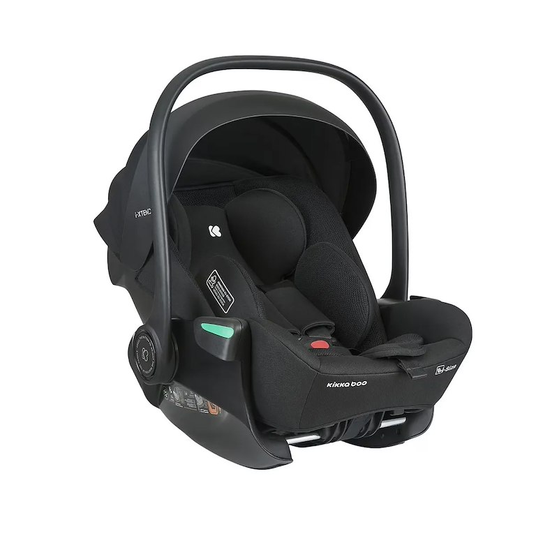 KIKKA BOO AUTO SEDIŠTE I-XTEND BLACK 40-87CM