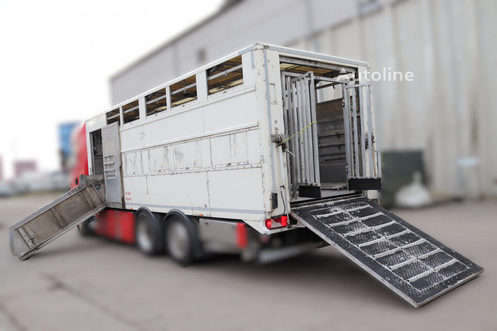 Andere W. Fuchs 2 Stock Aluminium karoserija za prevoz stoke