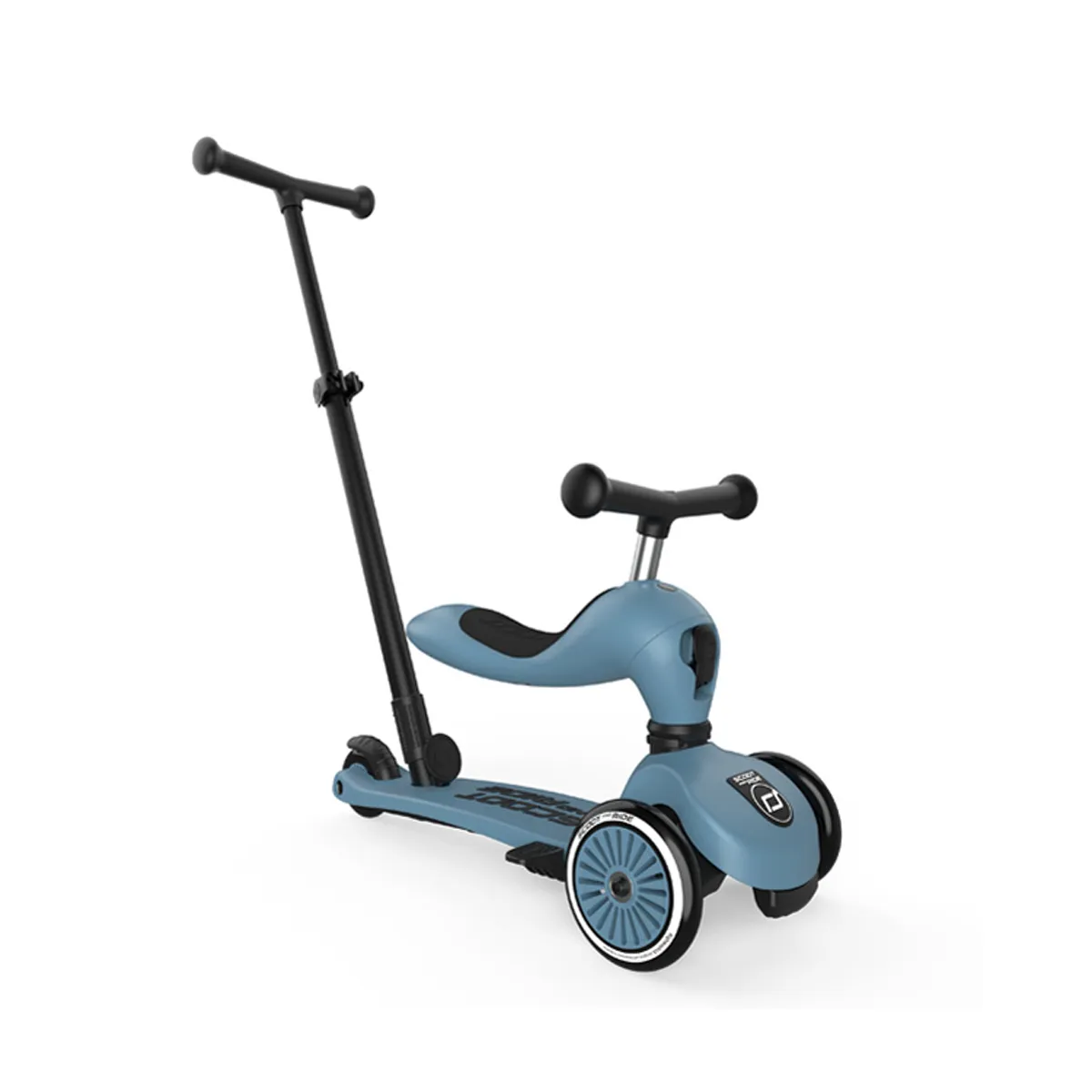 SCOOT AND RIDE TROTINET HIGHWAYKICK 1 PUSH AND GO, STEEL