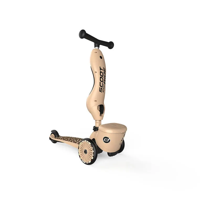 SCOOT AND RIDE TROTINET HIGHWAYKICK 1, LEOPARD