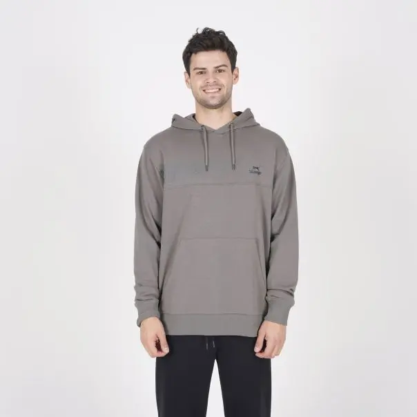 Slazenger Muški duks sa kapuljačom Sporty, Sivi