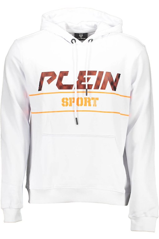 PLEIN SPORT Muški Duks FIPS217_BIANCO_01-BIANCO, Beli