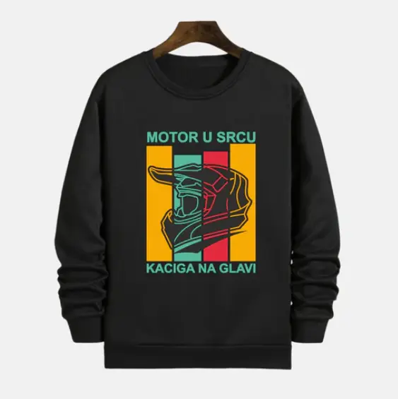 MAFIMI Duks Motor u srcu kaciga na glavi, Beli
