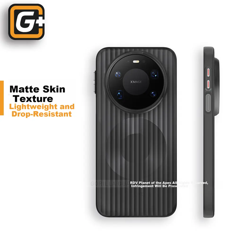 Maska za mobilni telefon Huawei Mate 80 Pro Max, Crna