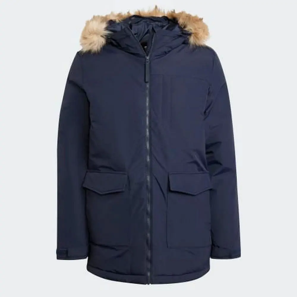 Adidas Muška jakna Paveric Fur Parka M, Teget
