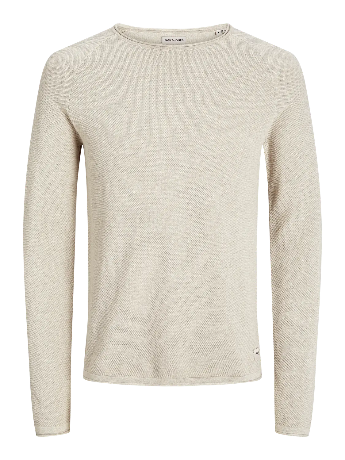 JACK & JONES Muški džemper 12157321, Bež