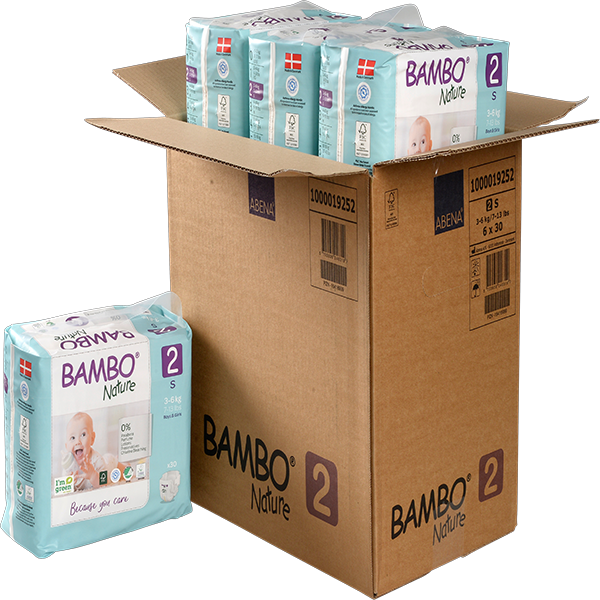 Bambo Nature Bambo Box veličina 2, 3–6 kg, 180 kom