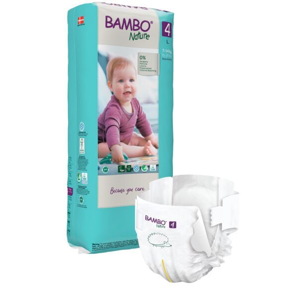 Bambo Nature pelene veliko pakovanje veličina 4, 7–14 kg, 48 kom
