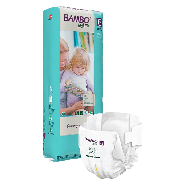 Bambo Nature pelene veliko pakovanje veličina 6, 16+ kg, 40 kom