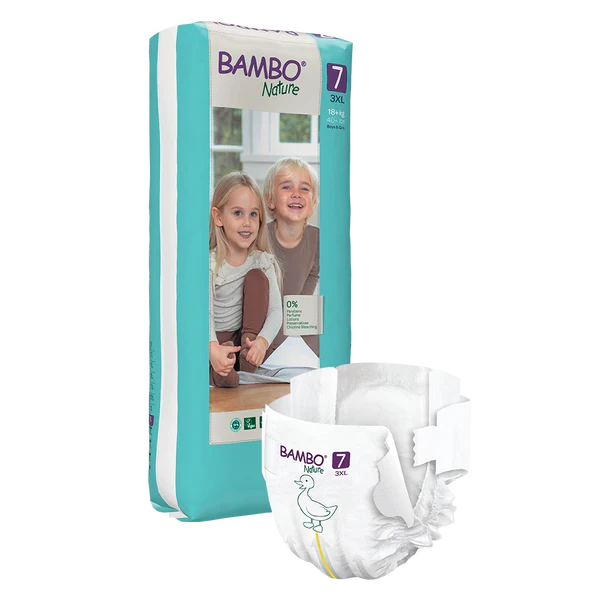 Bambo Nature pelene veliko pakovanje veličina 7, 18+ kg, 40 kom