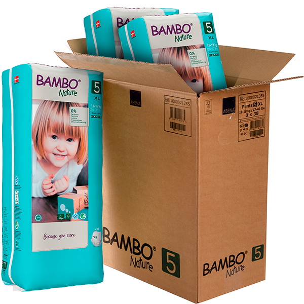 Bambo Nature Pants Box veličina 5, 11–17 kg, 114 kom