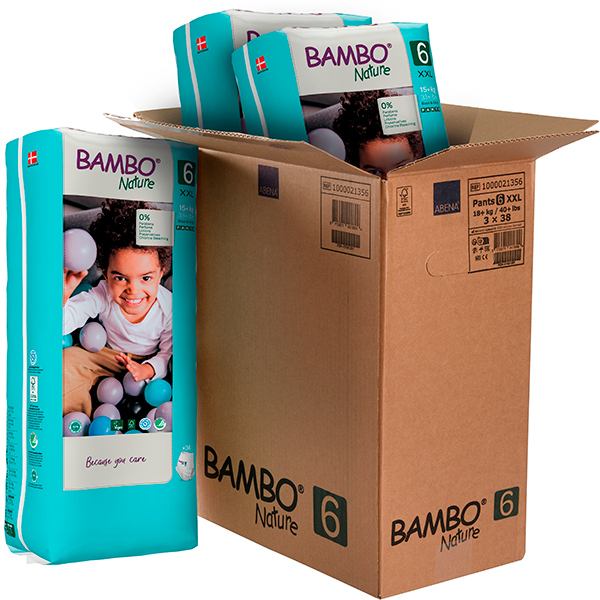 Bambo Nature Pants Box veličina 6, 15+ kg, 114 kom