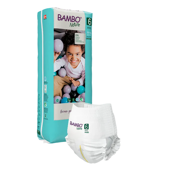 Bambo Nature pelene gaćice veliko pakovanje veličina 6, 15+ kg, 38 kom