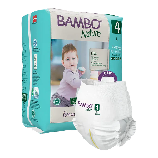 Bambo Nature pelene gaćice malo pakovanje veličina 4, 7–12 kg, 20 kom