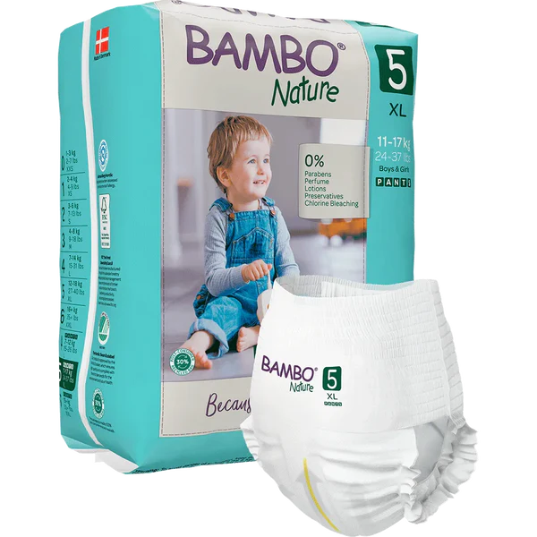 Bambo Nature pelene gaćice malo pakovanje veličina 5, 11–17 kg, 19 kom