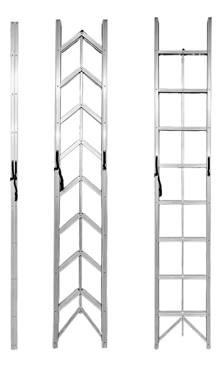 SuperStep Sklopive Štapne Alu Merdevine 266cm 8 Gazišta