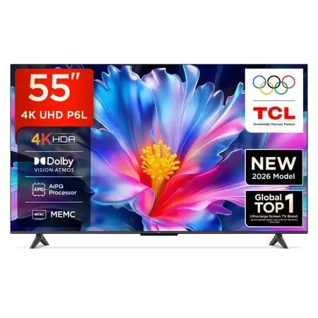 TCL Televizor 55P6L, 55", 3840x2160 4K UHD, LED, Google TV