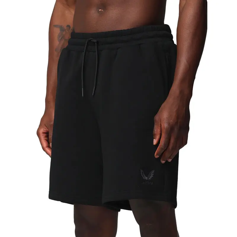 Castore Muški šorts Cotton Fleece. Crni