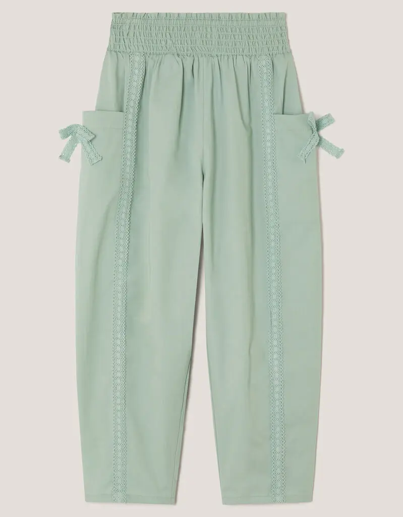 Monsoon Children Pantalone za devojčice, Zelene