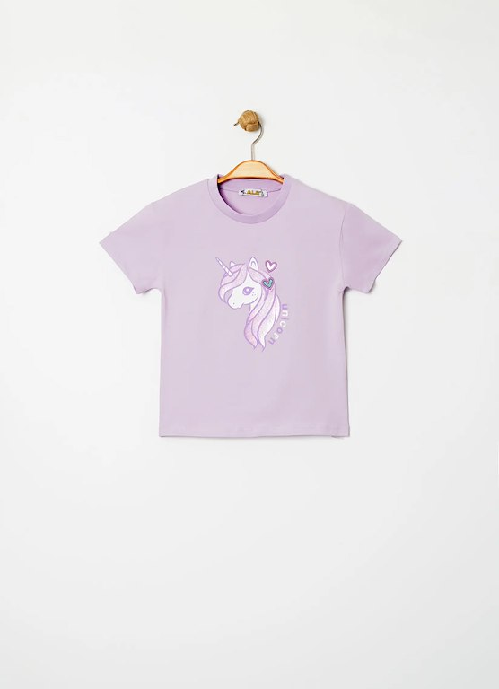 ALG Majica za devojčice Unicorn, Lavanda