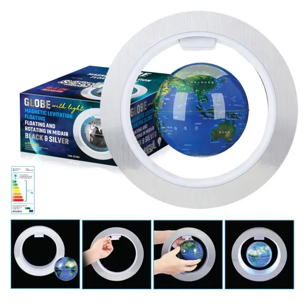 S-Cool Školski globus Lux magnetni SC1503, Svetleći, 15.5cm