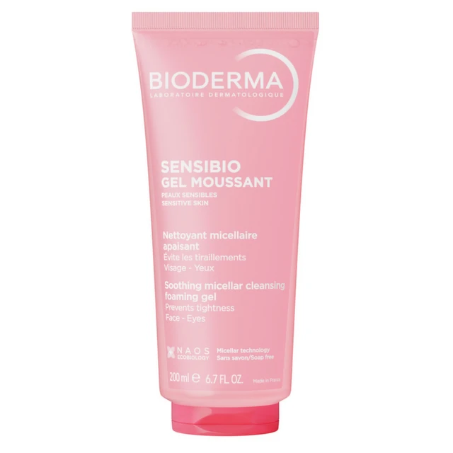Bioderma Sensibio Gel moussant tuba, 200 ml