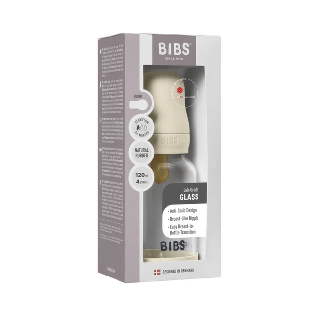 BIBS flašica Ivory, 120 ml