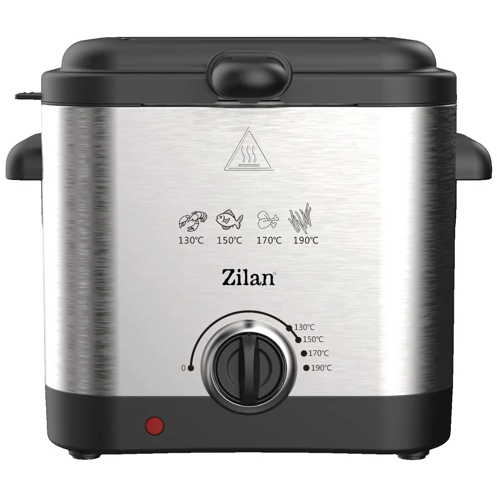 Friteza Zilan ZLN4185, kapacitet 1,5 l, 2000 W; siva