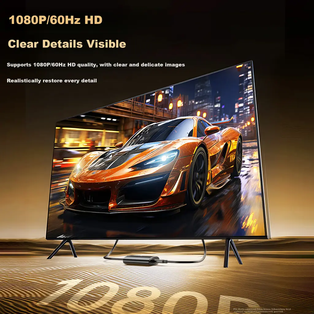 Biaze Bežični uređaj za deljenje ekrana, Type-C, HDMI, 50m