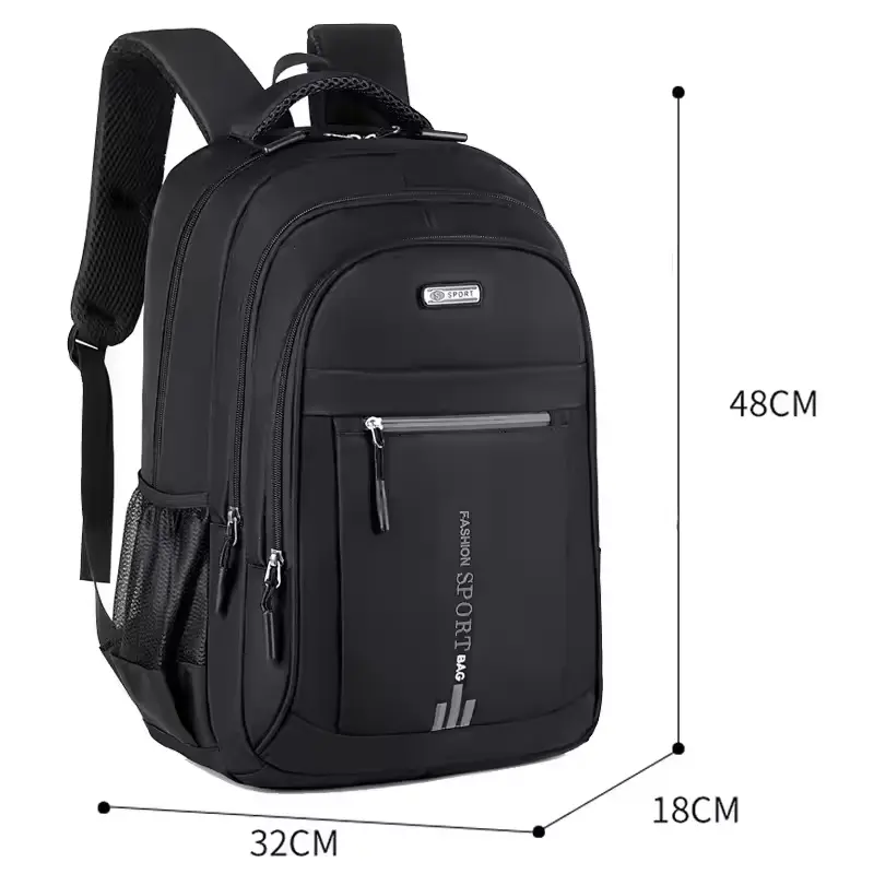 Mountain Wolf Školski ranac Sport Fashion, 48x32x18 cm, Crni