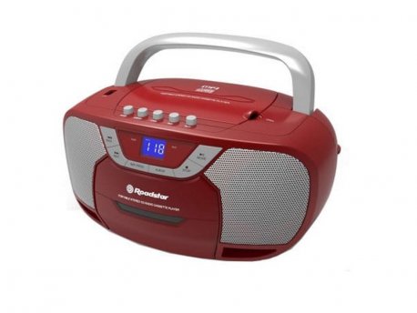 ROADSTAR Prenosivi CD radio kasetofon RCR4635UMPRD Red