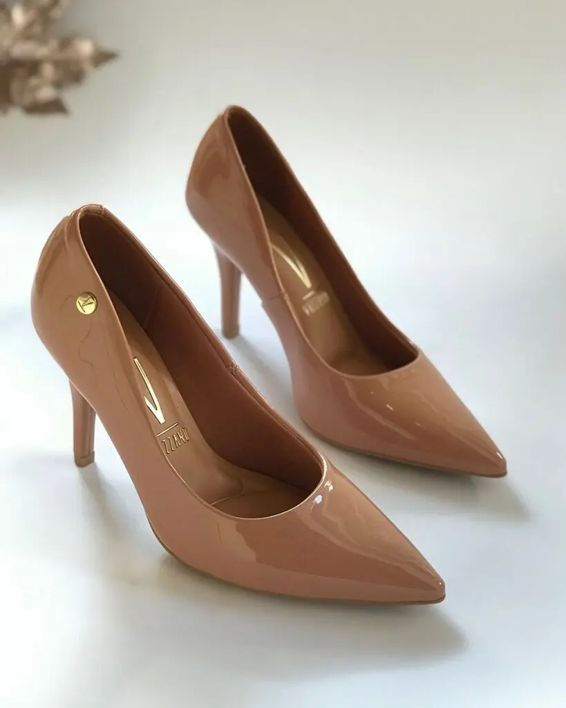 Squareonline Ženske cipele na štiklu Beige Shine, Bež