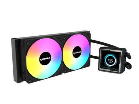 RAIDMAX LM240 ARGB ANIMATION DISPLAY crno vodeno hlađenje LM240BK